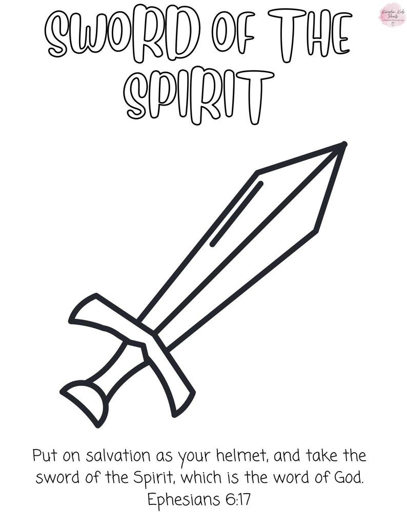 Armor of God Bible Lesson: Kids Activities & Worksheets (digital ...