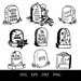 Gravestone Svg Sassy Gravestone Rip Gravestone Gravestone Clipart Eps ...