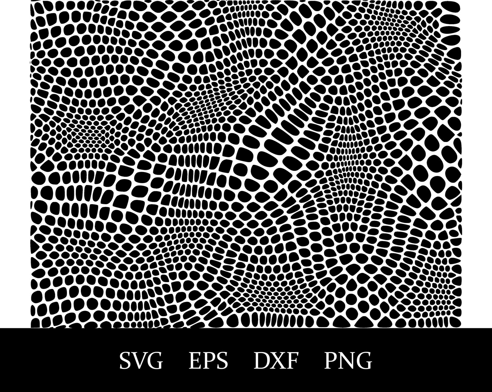 Snake Skin, Snake Skin Pattern, Snake Stencil, Reptile Svg, Eps, Dxf ...