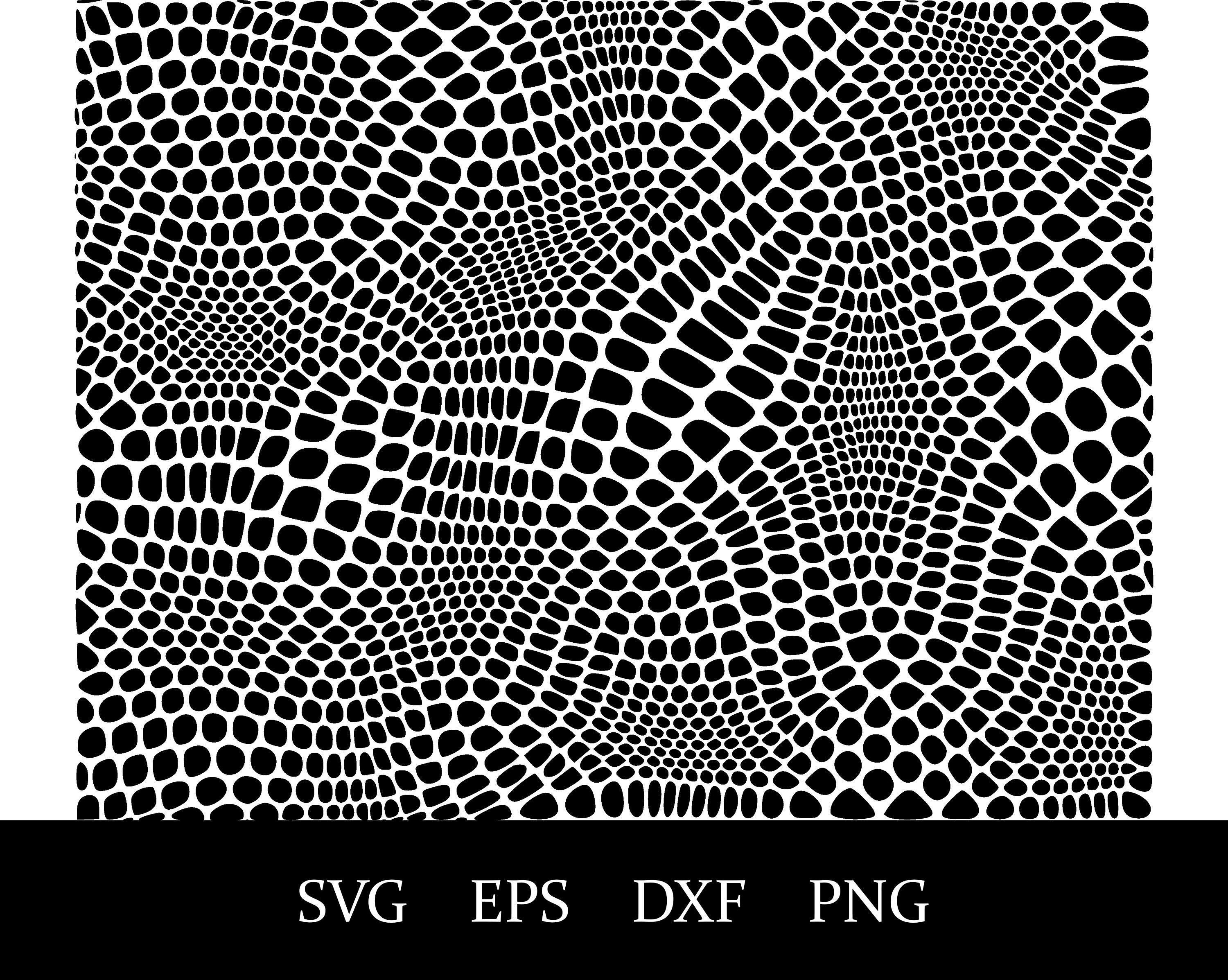 Snake Skin, Snake Skin Pattern, Snake Stencil, Reptile Svg, Eps, Dxf ...