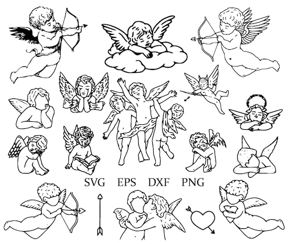 Cherubs Angels Clip Art