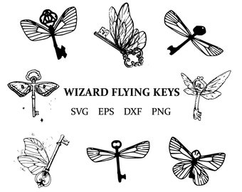 Flying Keys - Etsy