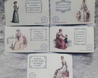 The Ladies of Almack's Regency Meme Magnets No. 6 Set of Five - Etsy
