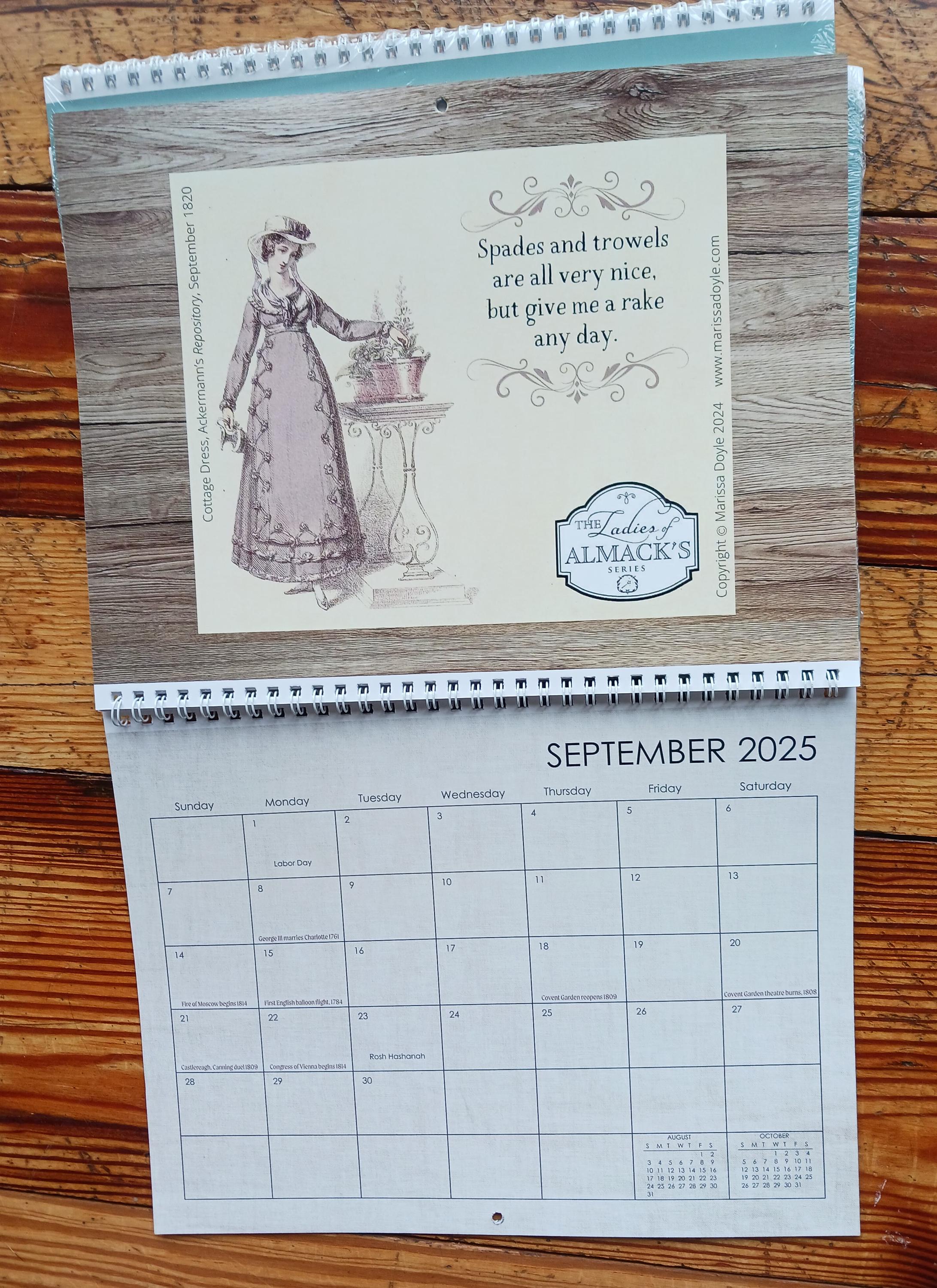 The Ladies of Almack's Regency Memes Calendar 2025 - Etsy