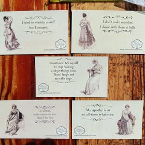 The Ladies of Almack's Regency Meme Magnets No. 6 Set of Five - Etsy