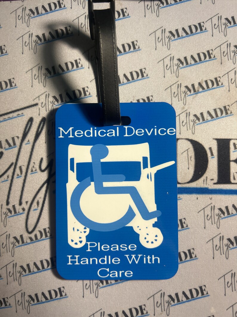 Luggage Tag - Medical Device Wagon - Etsy