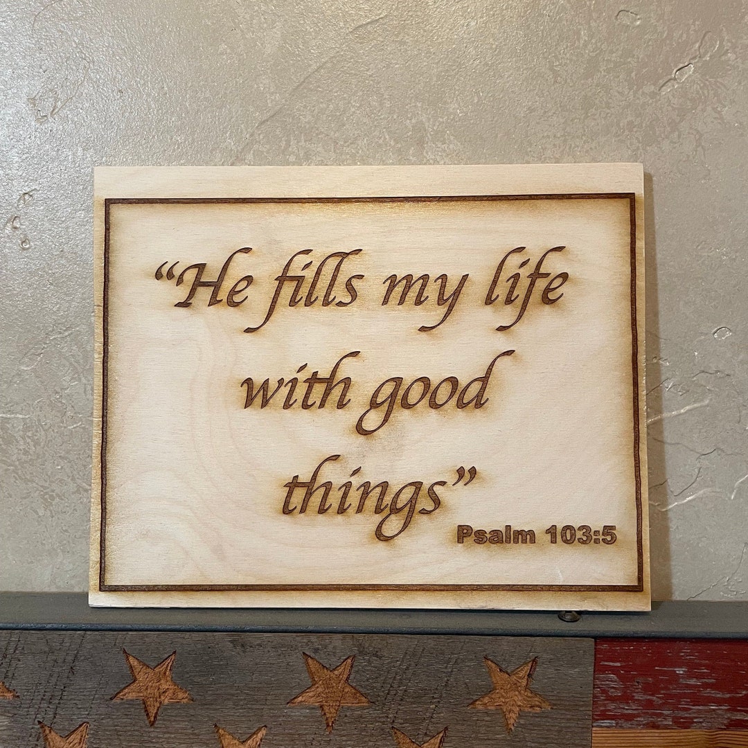 Personalized Bible Verses of Your Choice. Laser Engraved - Etsy