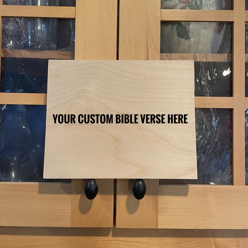 Personalized Bible Verses of Your Choice. Laser Engraved - Etsy