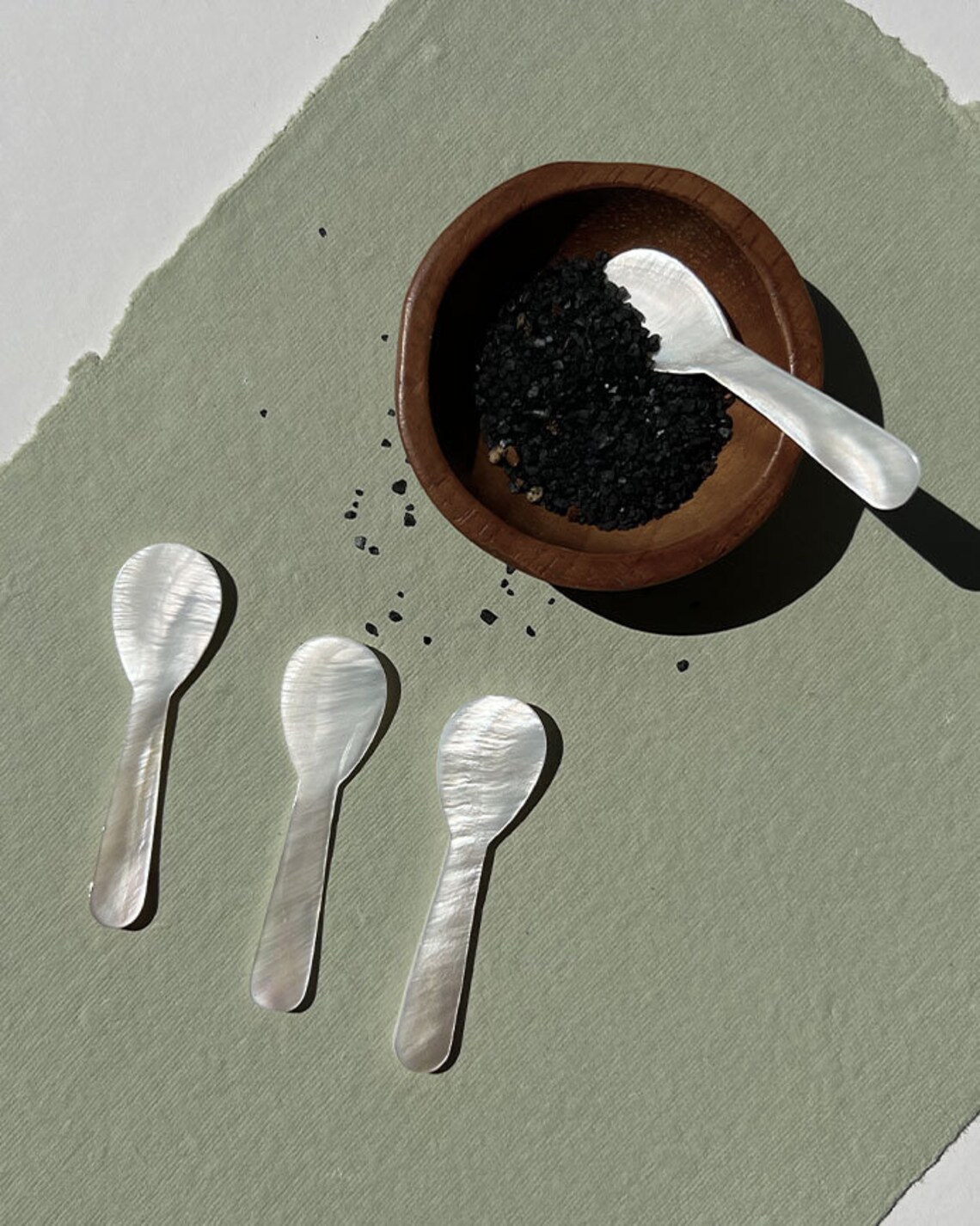 Mother of Pearl Caviar, Dessert, & Cosmetic Spoons - Set of 4 - Etsy