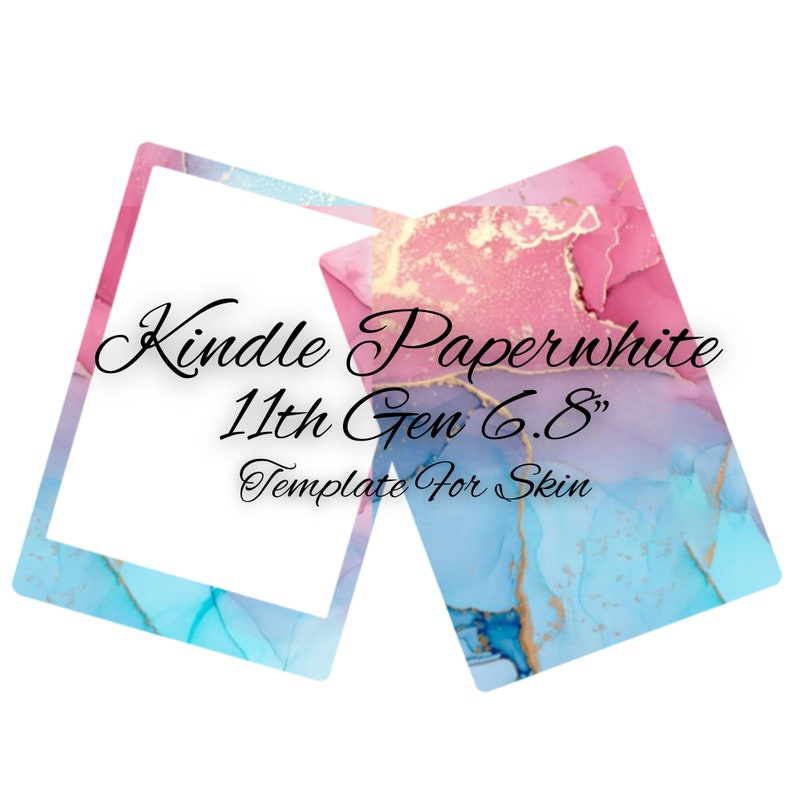 Kindle Paperwhite 11th Gen Skin Template (6.8 IN PNG Digital File) - Etsy