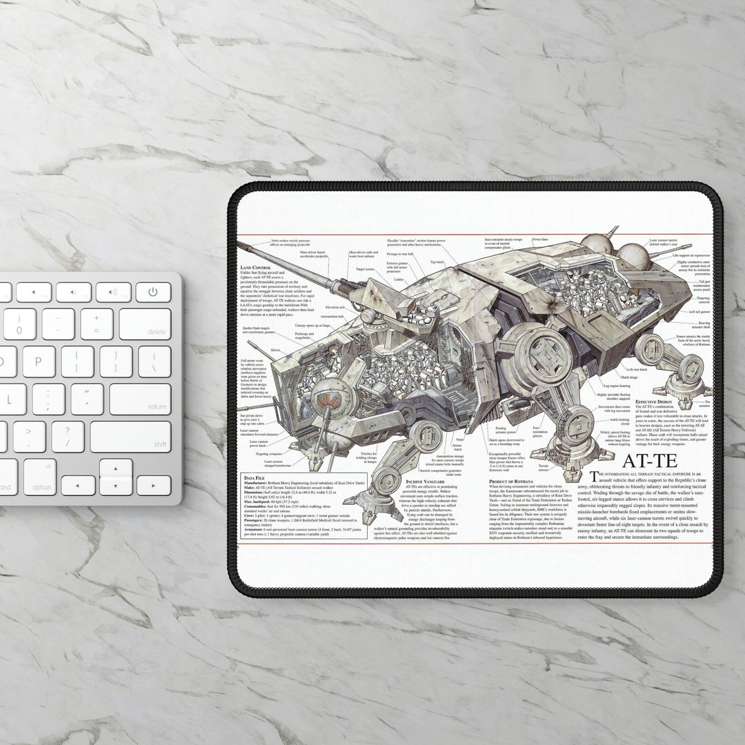 Star Wars ATTE Clone Tank Gaming Mouse Pad - Etsy