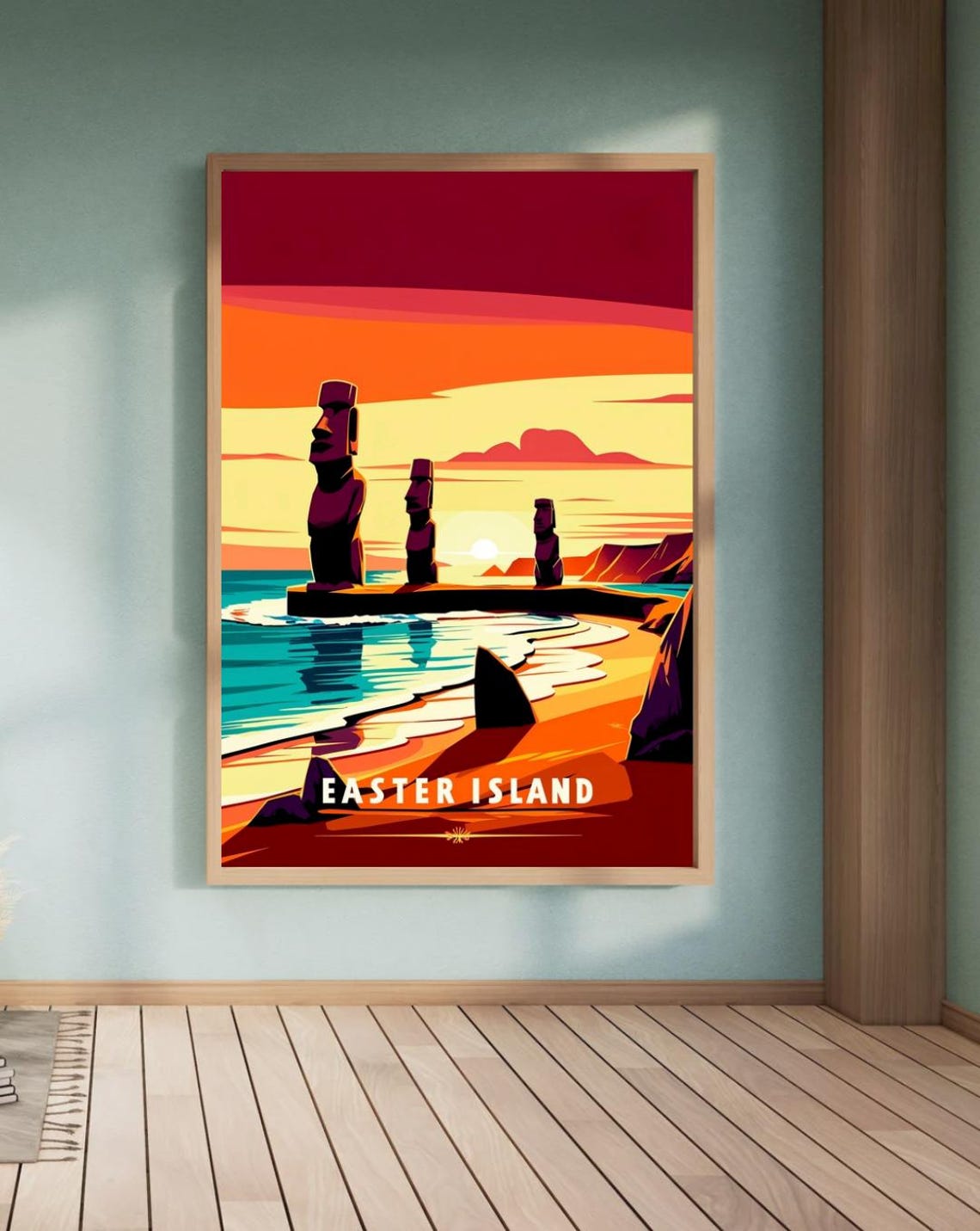 Easter Island, Rapa Nui Wall Poster - Etsy