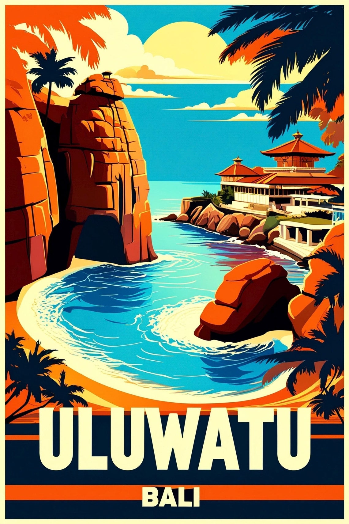 Uluwatu, Bali Wall Poster - Etsy