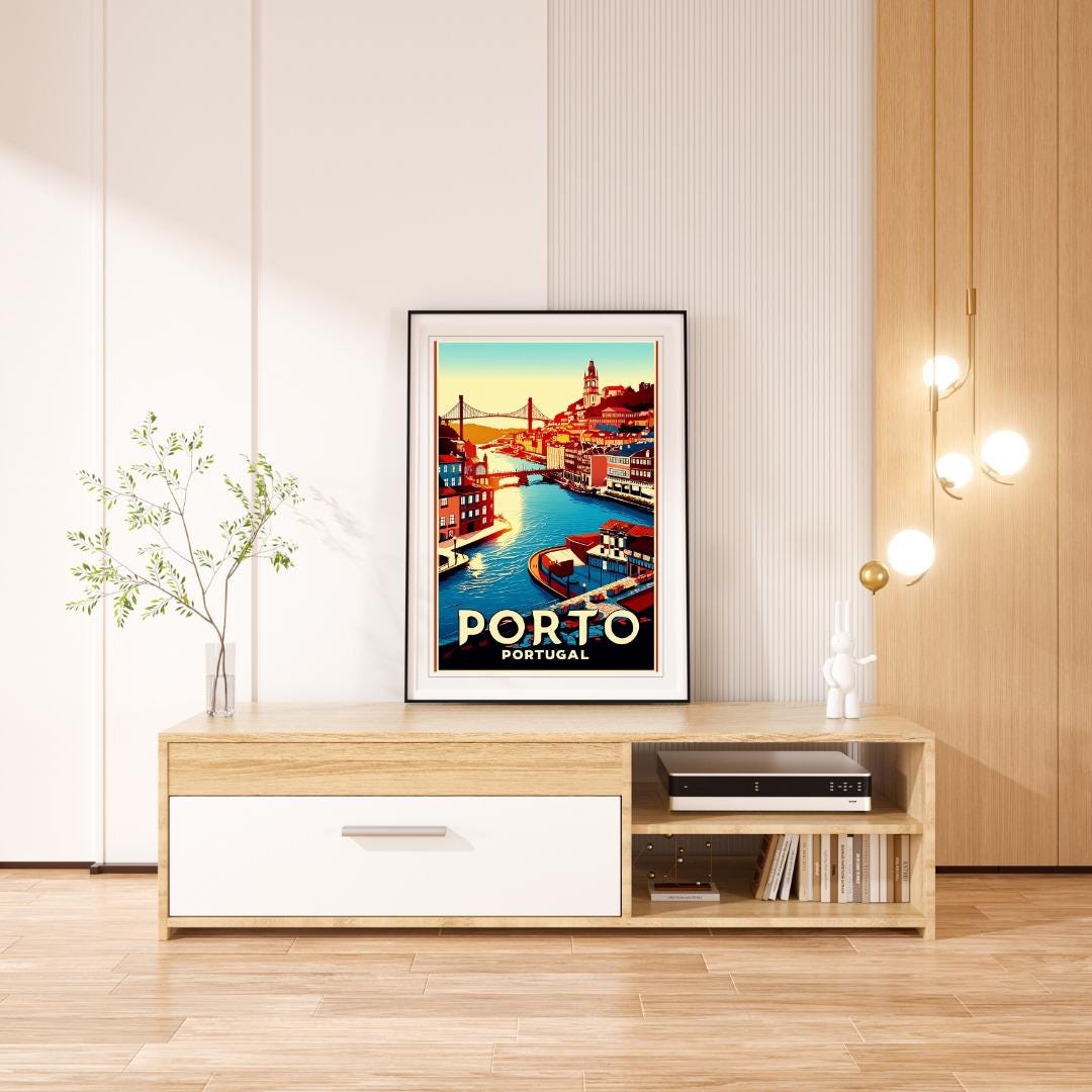 Porto Portugal Wall Poster - Etsy