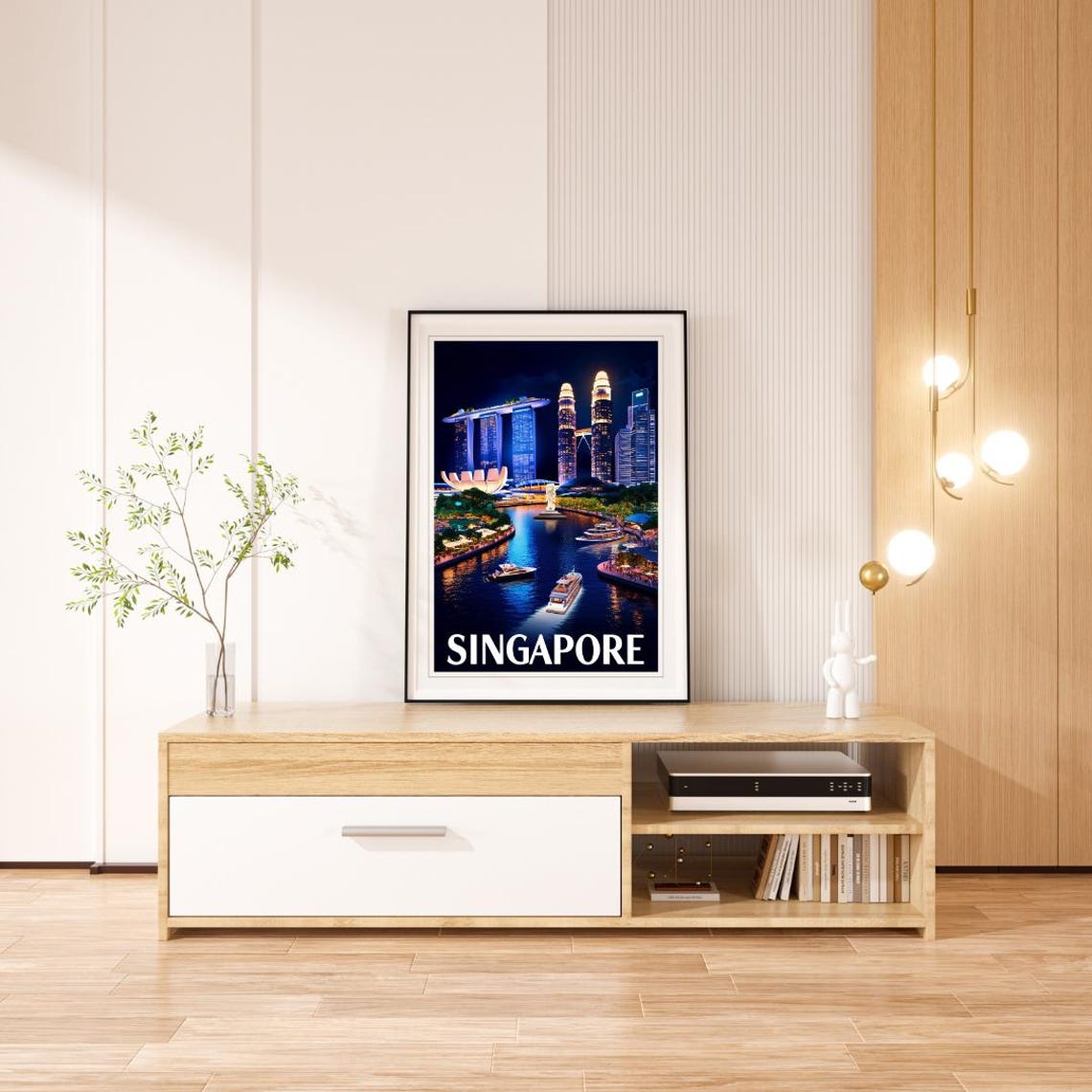 Singapore Wall Poster - Etsy