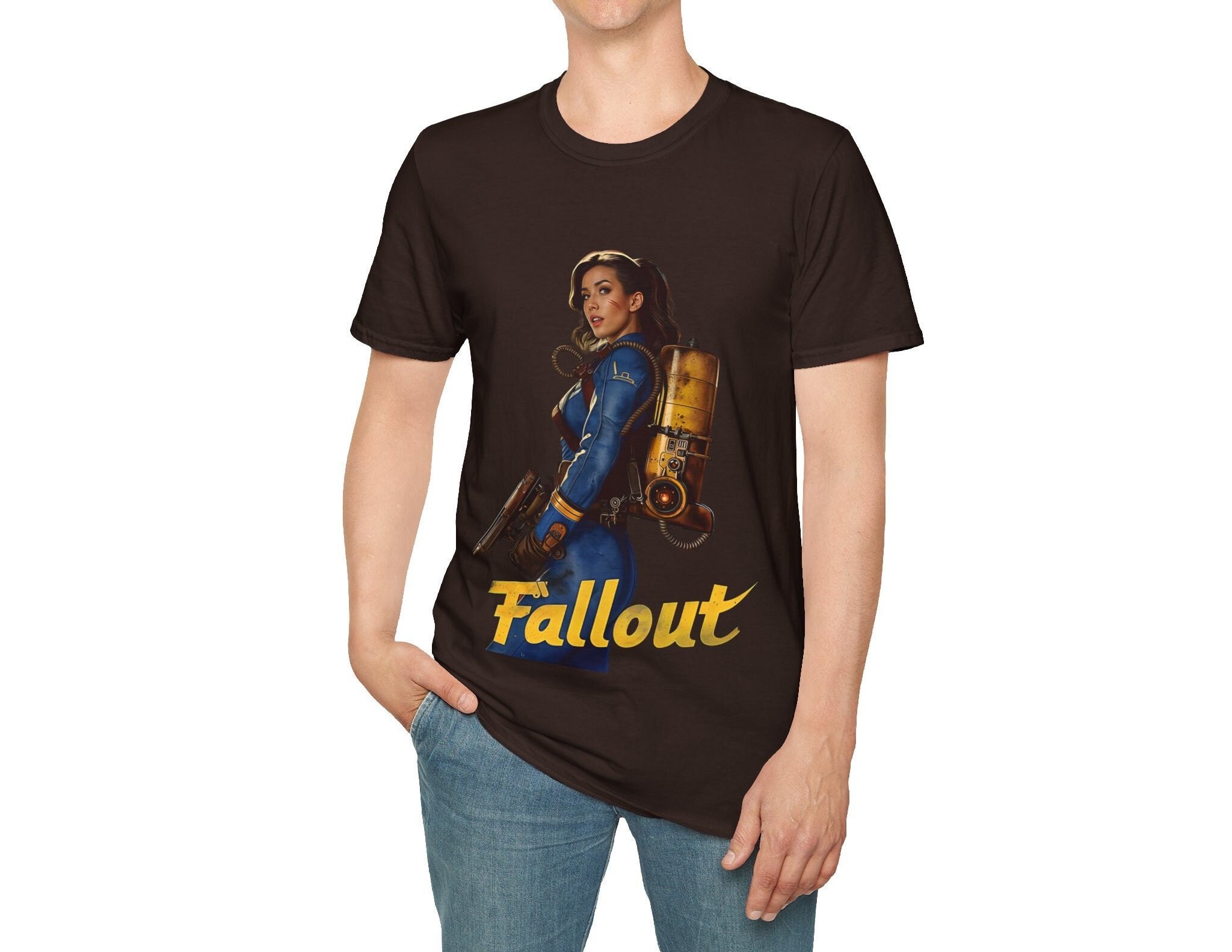 Fallout Shirt Lucy Maximus the Ghoul Artwork Lucy Cooper Fallout T ...