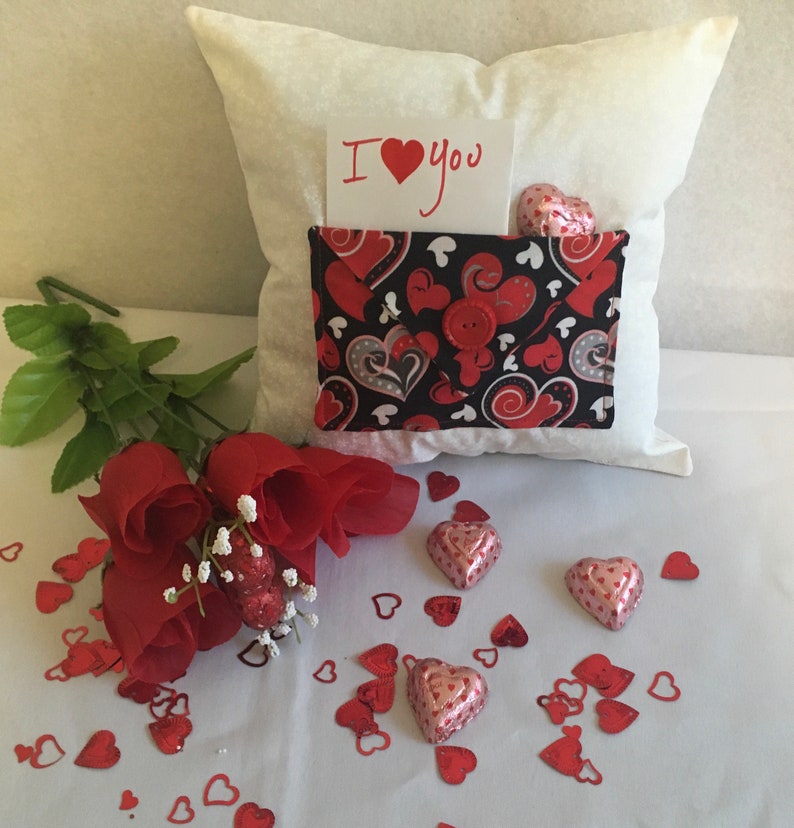 Love Notes - Single Pocket Envelope Pillow, Template and Pattern - Etsy