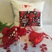 Love Notes - Single Pocket Envelope Pillow, Template and Pattern - Etsy