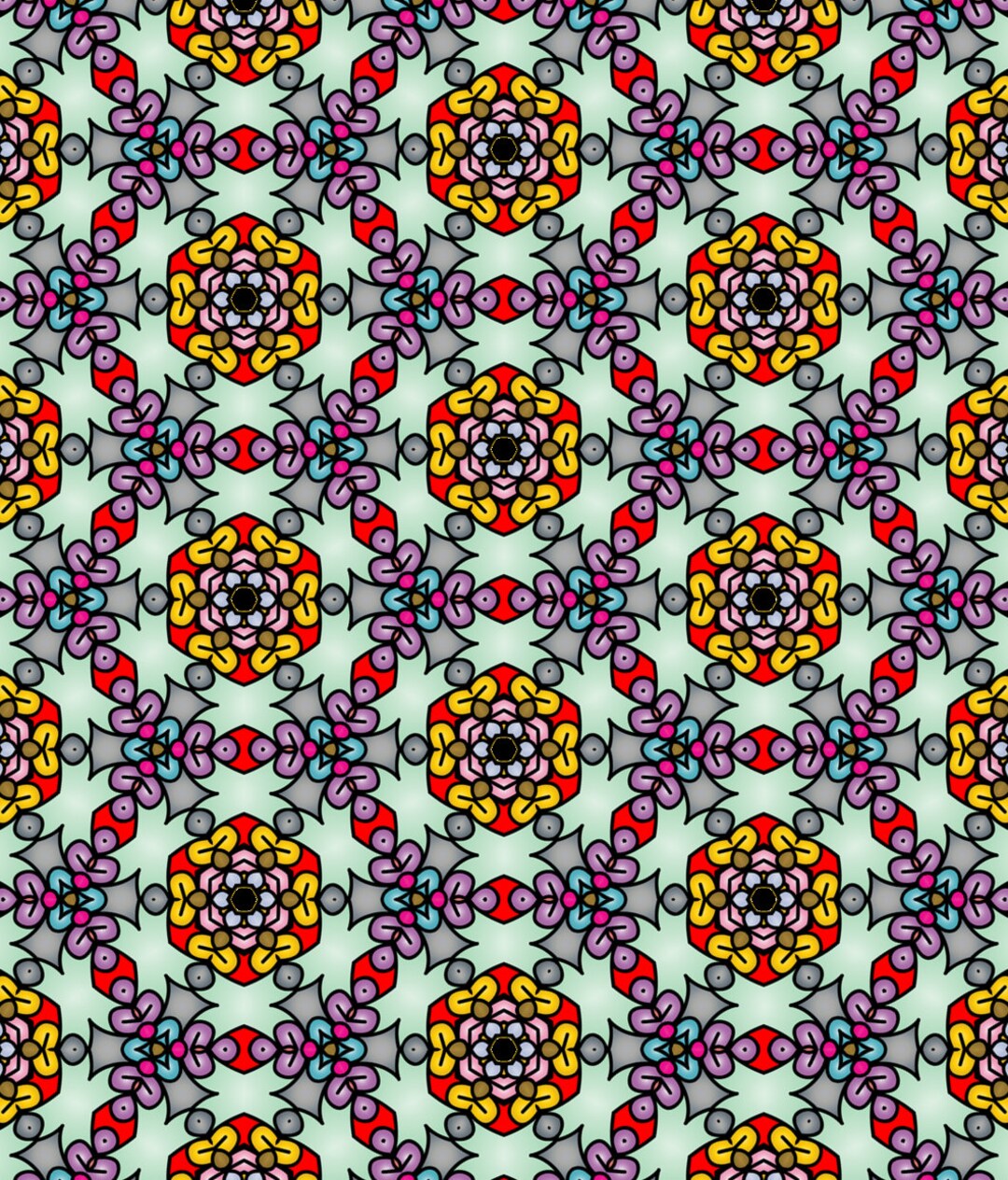 Mandala Digital Paper, Instant Download, Printable Paper, 5 Styles - Etsy