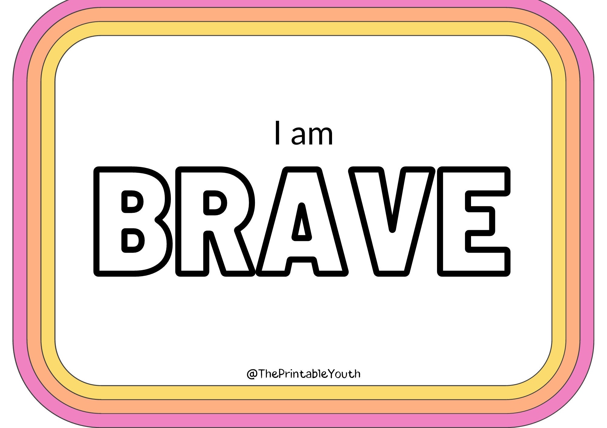 Strength Flash Cards, Affirmation Cards, Digital Download, Teacher and ...