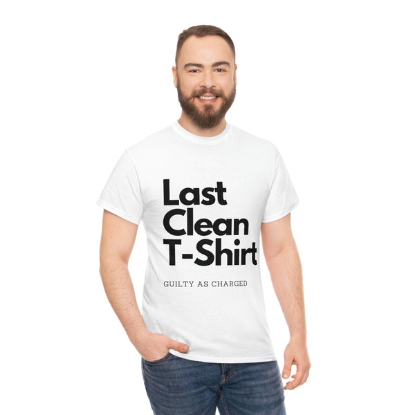 Last Clean T Shirt - Etsy