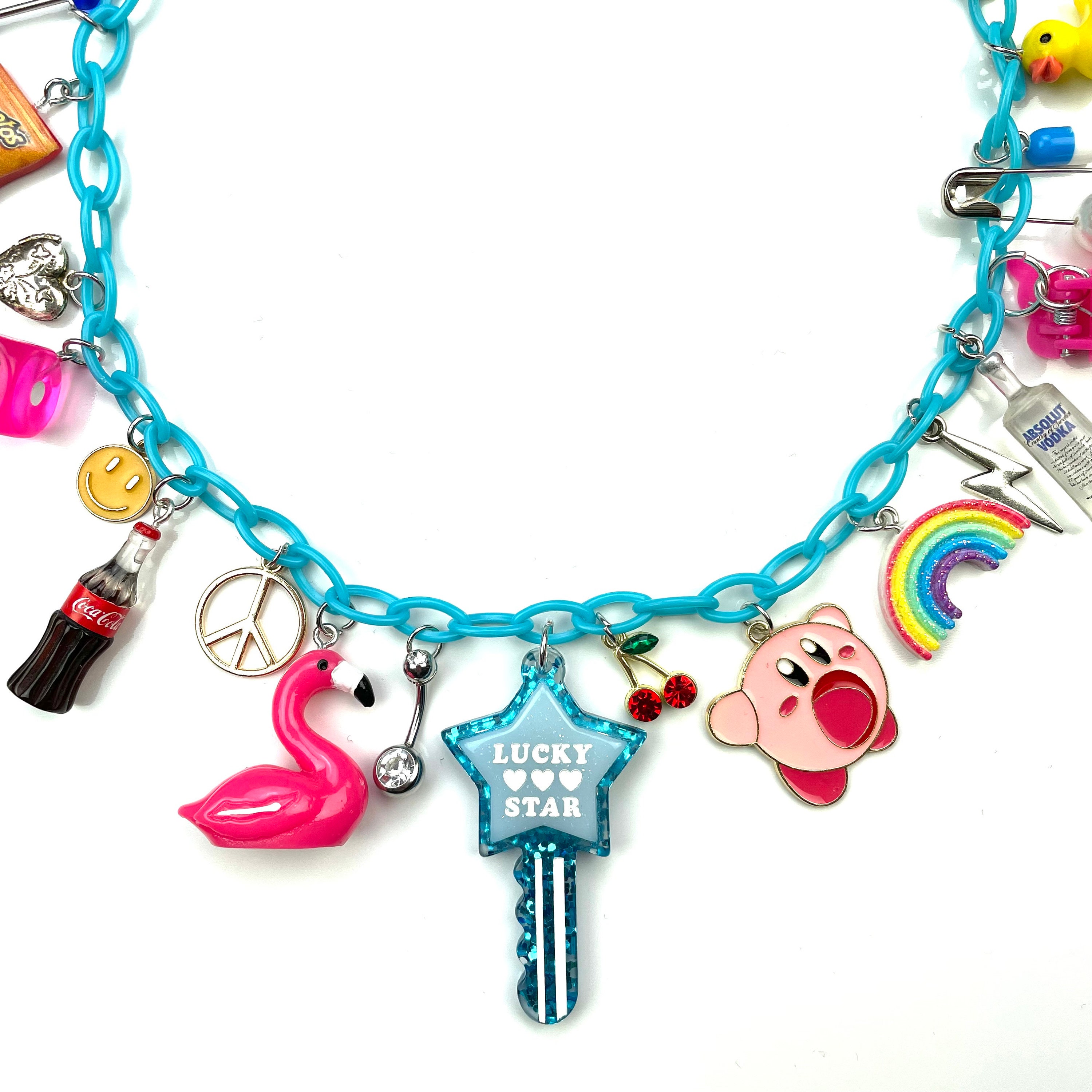 Pool Party Charm Necklace - Etsy