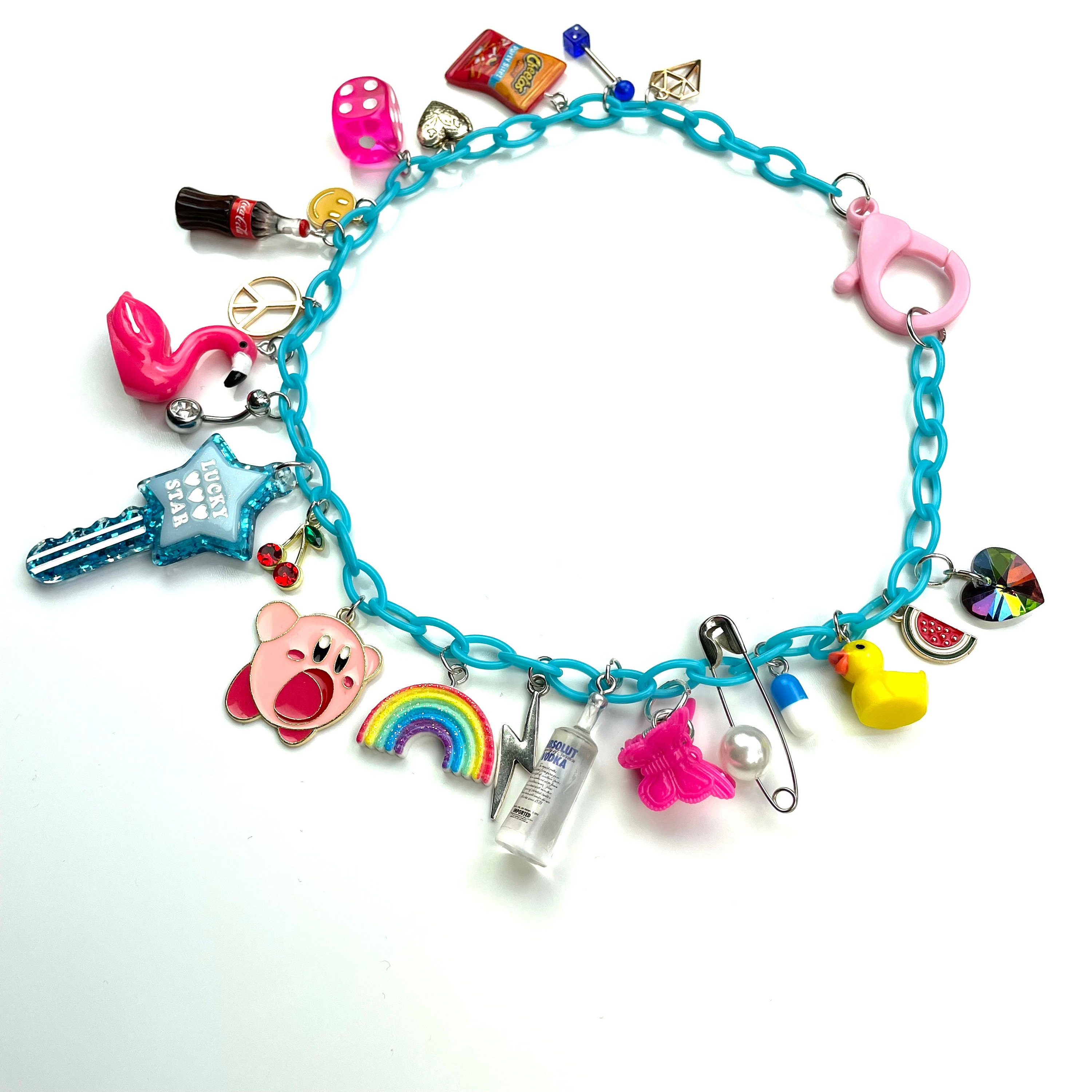 Pool Party Charm Necklace - Etsy
