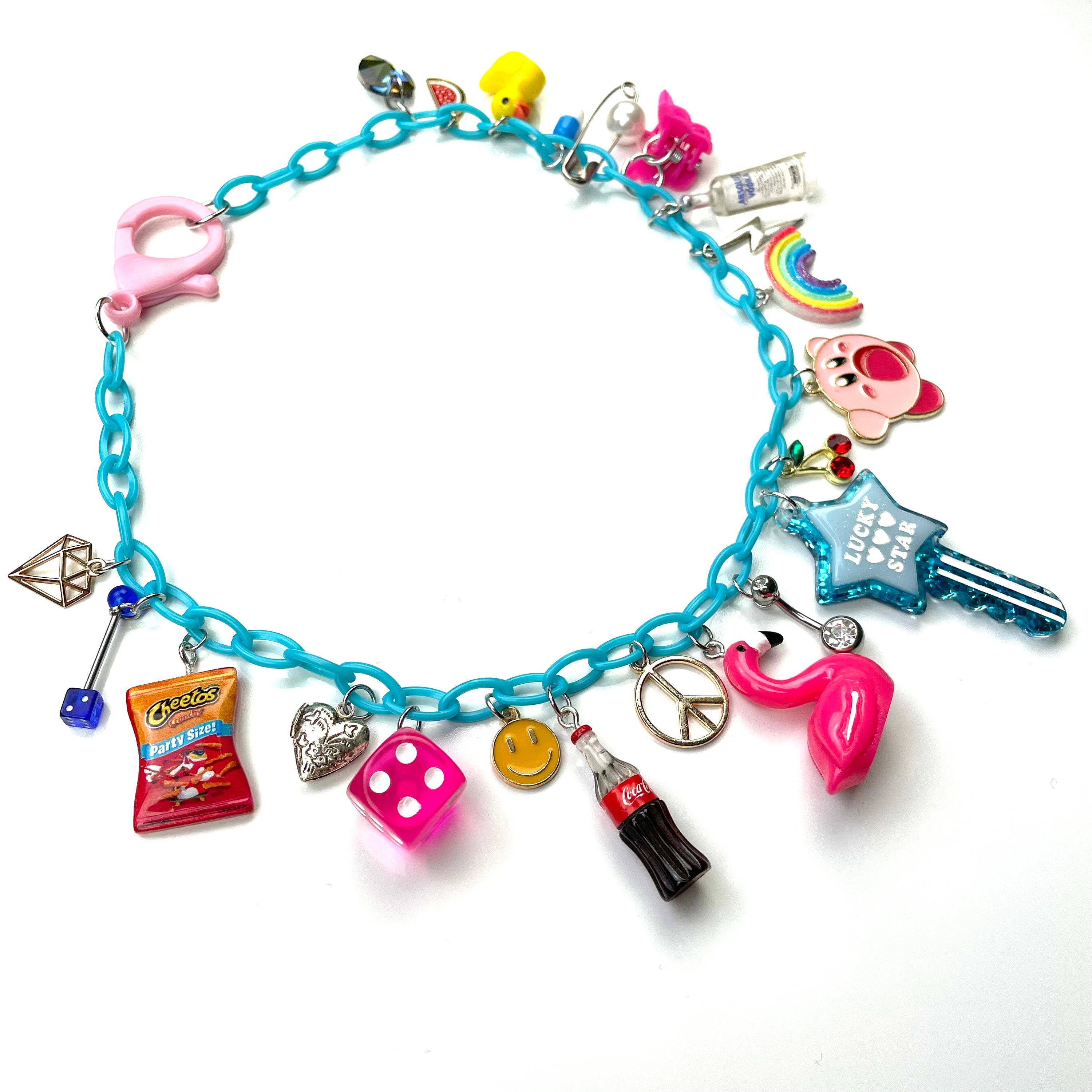 Pool Party Charm Necklace - Etsy