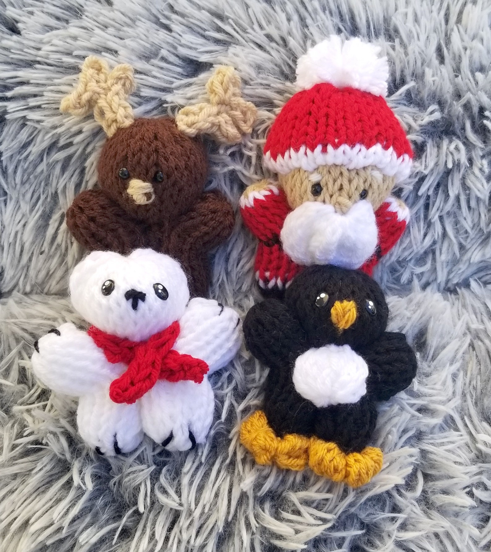 Machine Knit Christmas Pals *PDF Only - Etsy