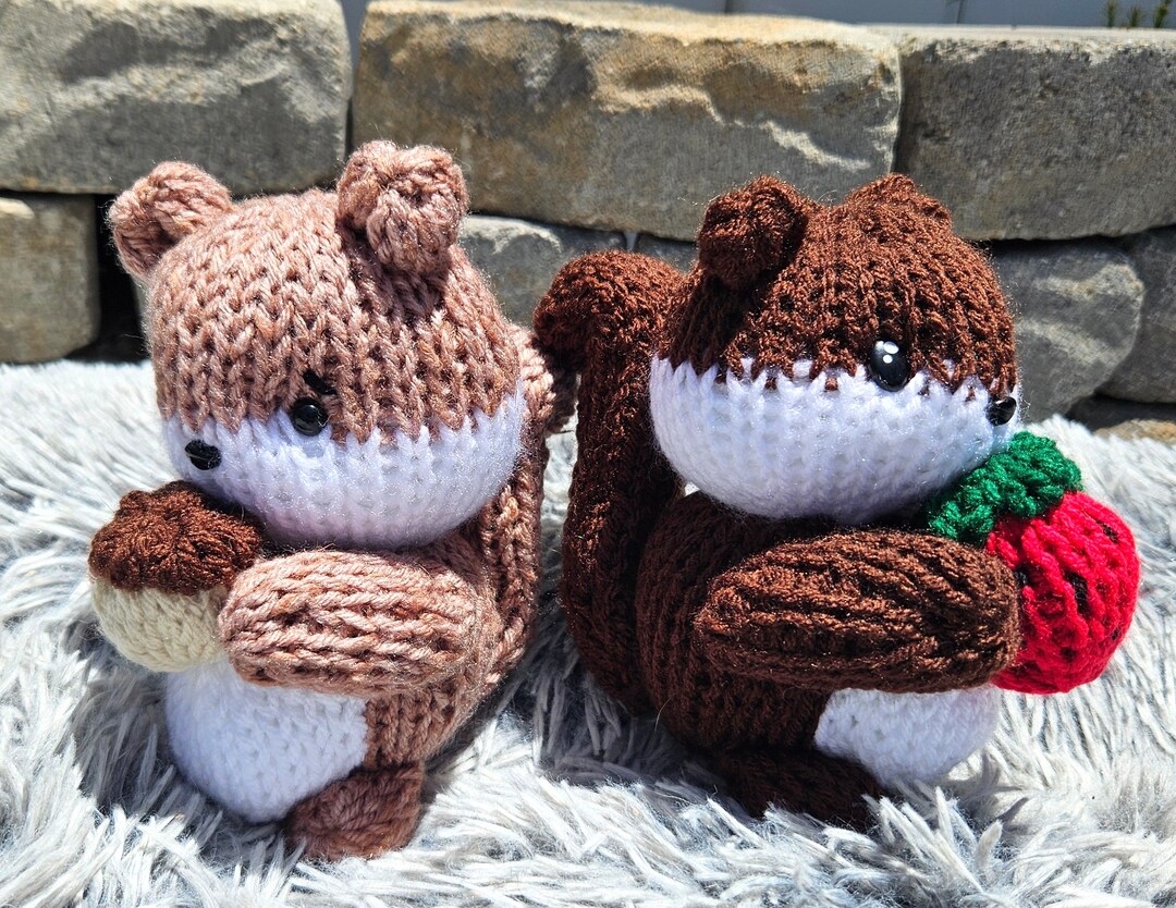 Machine Knit Squirrel Pattern *PDF ONLY* - Etsy