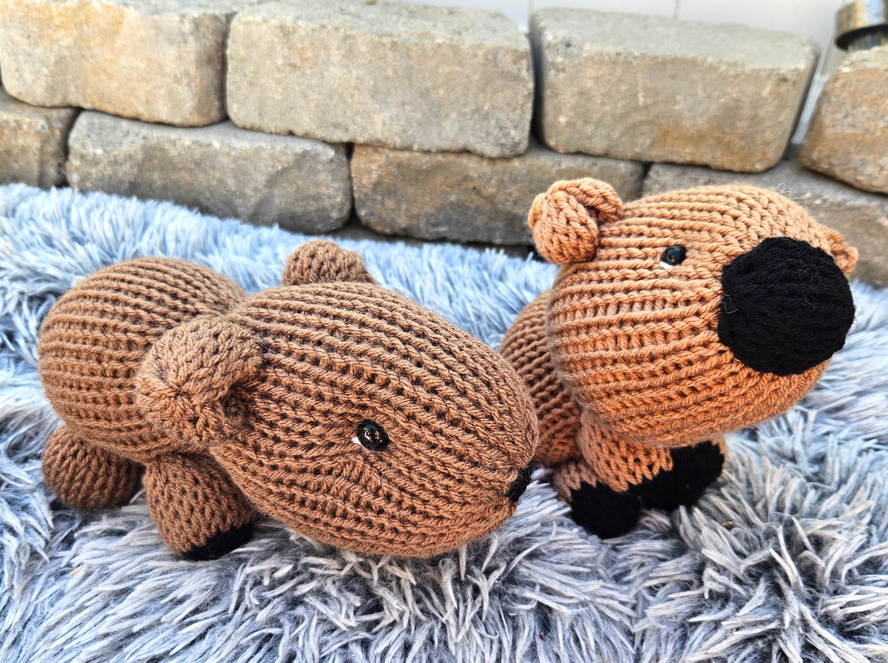 Machine Knit Capybara Pattern *PDF ONLY* - Etsy