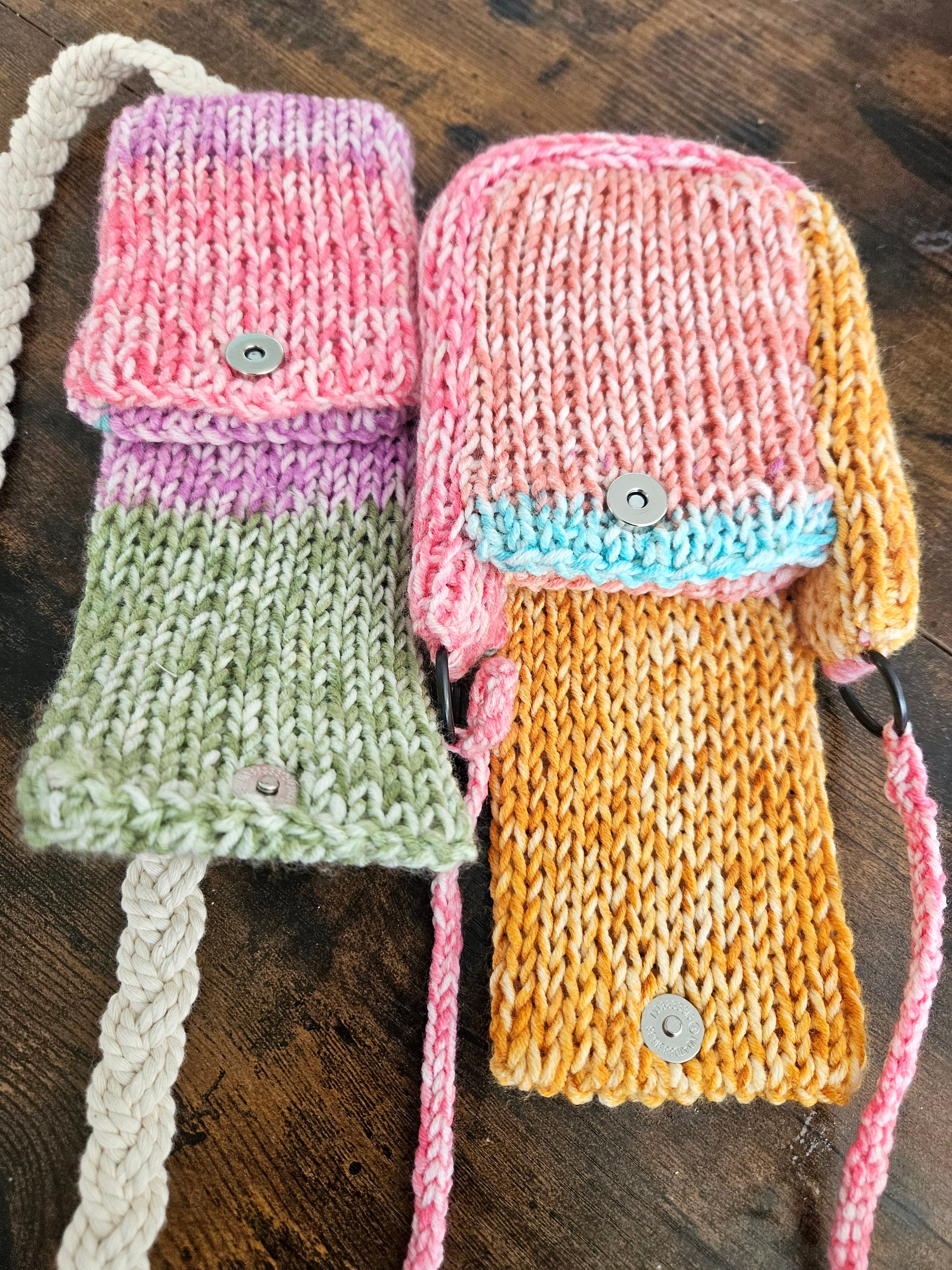 Machine Knit Crossbody Bag Pattern PDF Only - Etsy