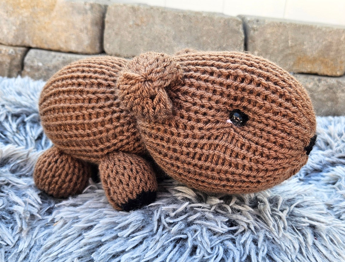 Machine Knit Capybara Pattern *PDF ONLY* - Etsy