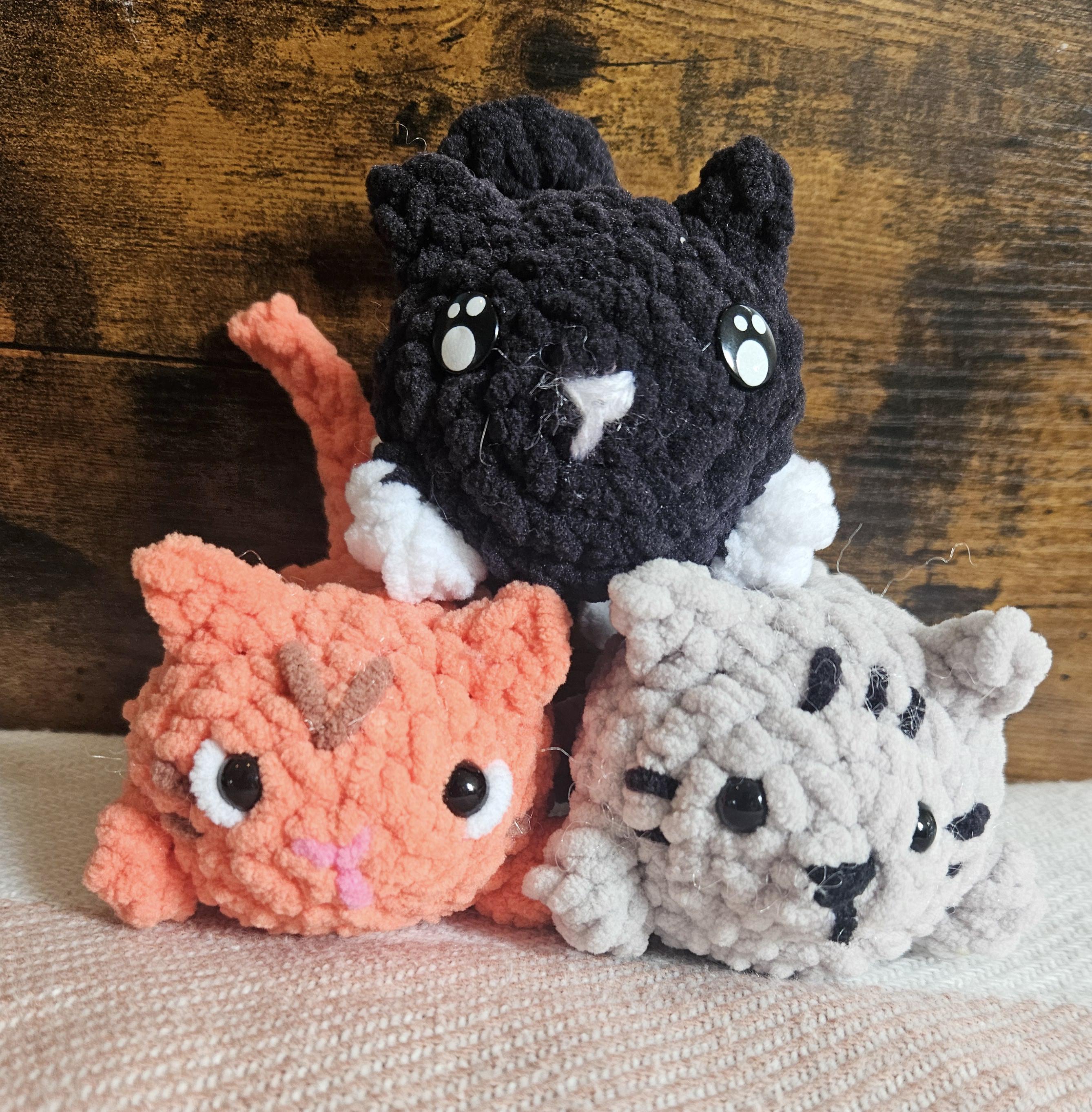 No-sew Splat Cat Crochet Pattern PDF | Easy Amigurumi Plushie ...