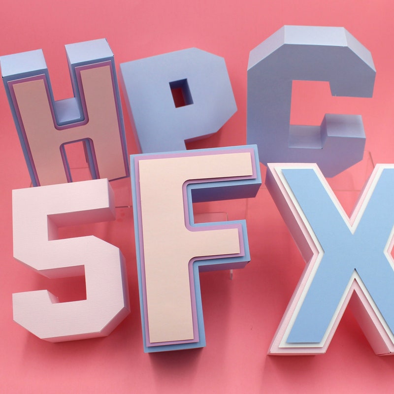 3d Letters - Etsy