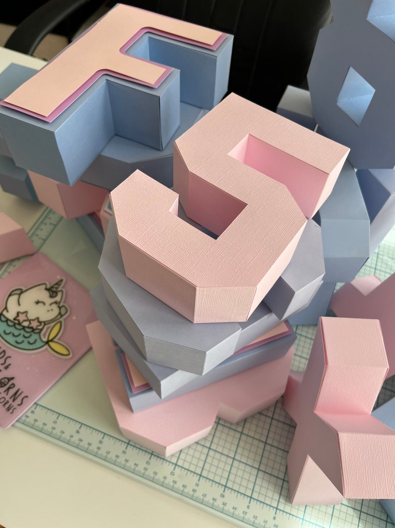 3D Alphabet SVG Letters 3D Alphabet Letters Template A-Z 0-9 - Etsy Canada