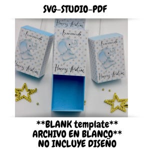 Mini Box Template - Digital File for Cricut and Silhouette - Chocolates ...