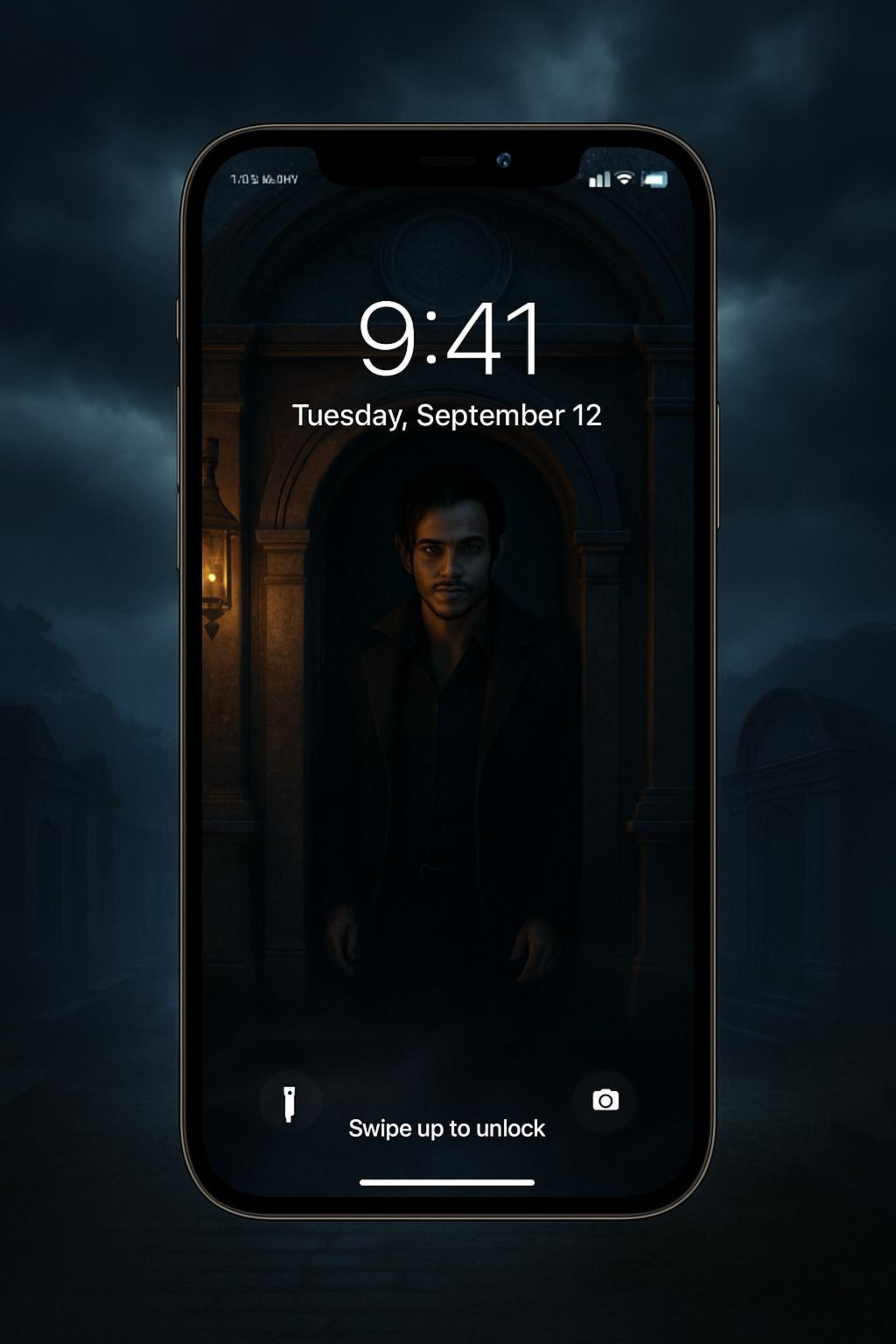 Spooky Gothic Cemetery iPhone Wallpapers | Dark Vampire Haunted ...
