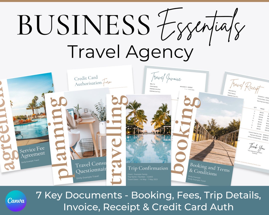 Travel Agent Template, Travel Canva, Travelagent, Travelagency Form ...