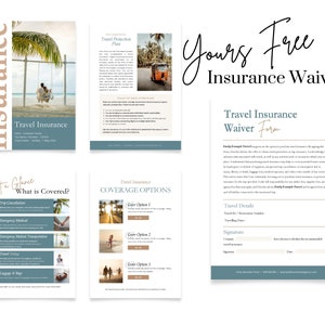 Travel Insurance Template: Agent Waiver, MS Word (digital Download) - Etsy