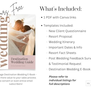 Destination Wedding Travel Agent | Destination Wedding E-book | Travel ...