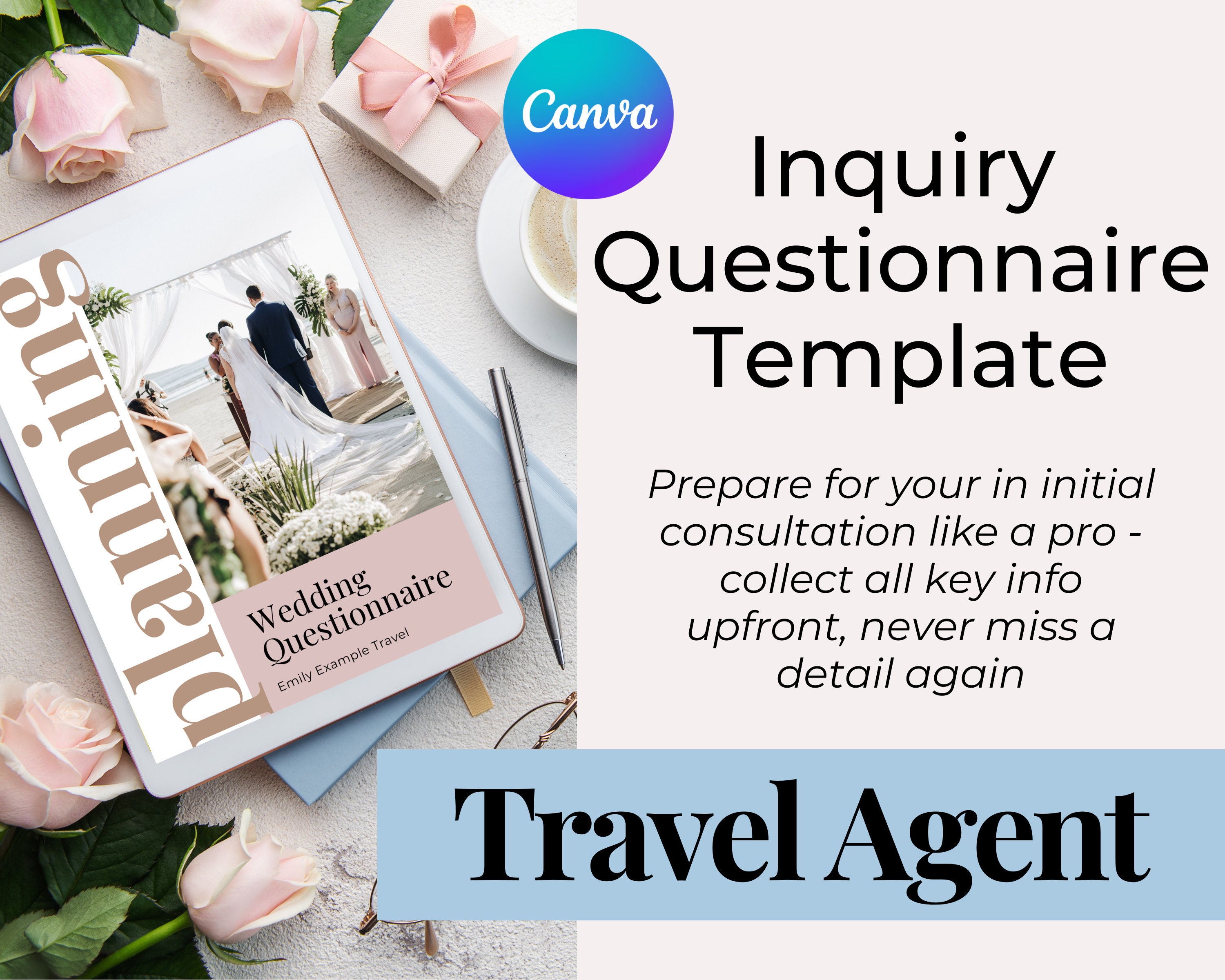 Travel Agent Client Questionnaire | Destination Wedding Questionnaire ...