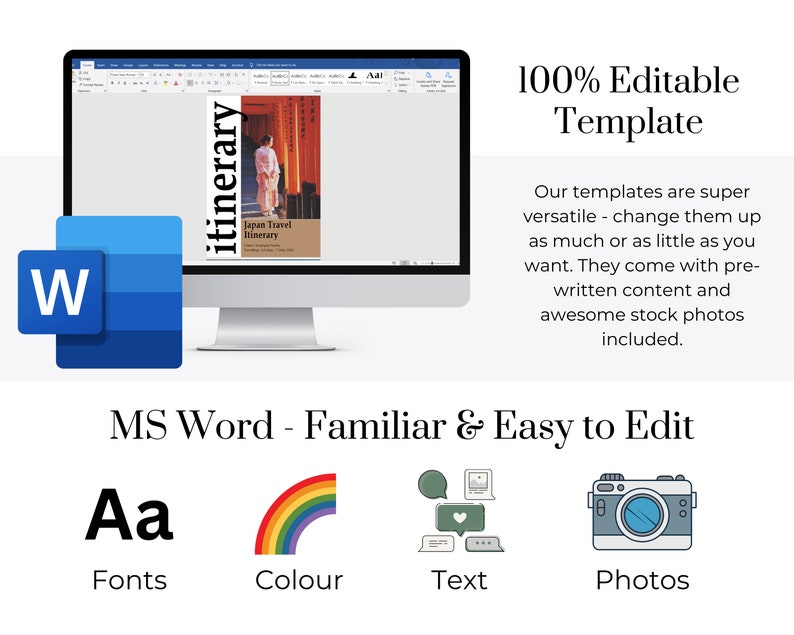 New Client Welcome Handbook Template Word Travel Agents New - Etsy