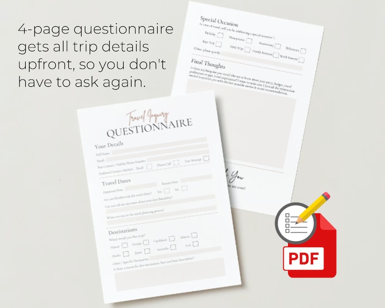 Travel Agent Templates Canva | Client Onboarding and Travel Quote ...