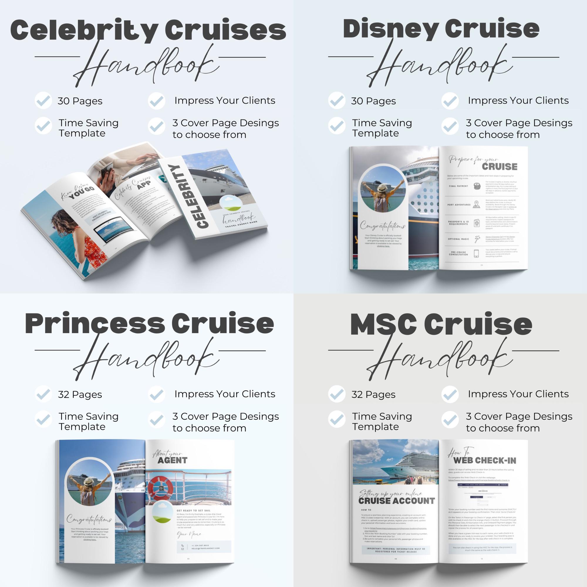 Cruise Travel Agent Handbook Templates: Editable Canva Bundle (digital ...