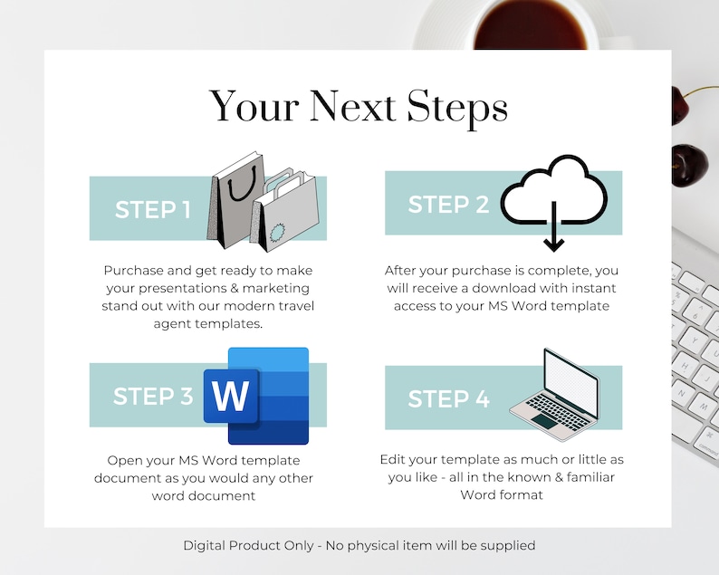 Travel Agency Startup Word Template Kit Travel Business Startup Start ...