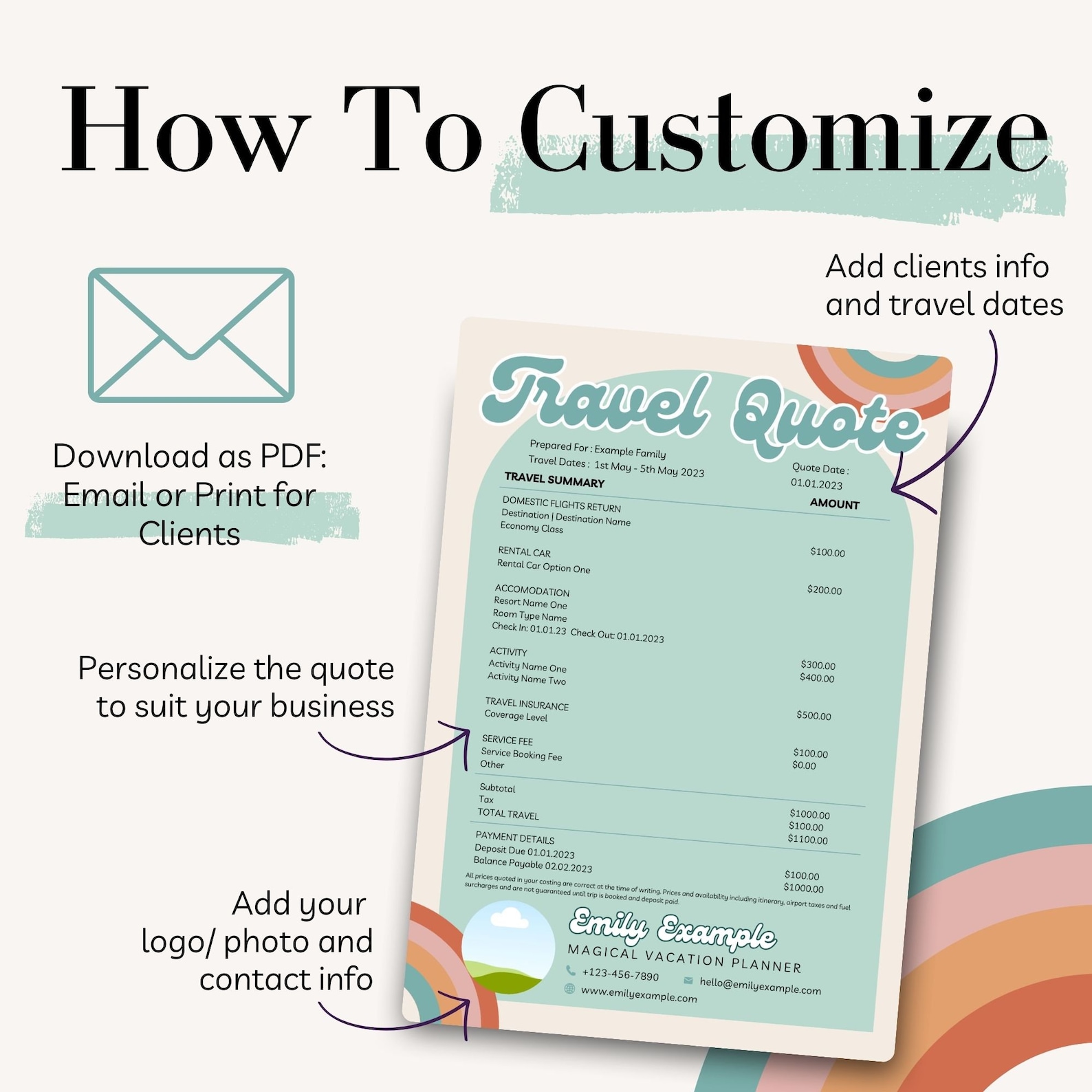 Travel Quote Canva Travel, Travelagent Form, Travelagency, Travel Agent ...