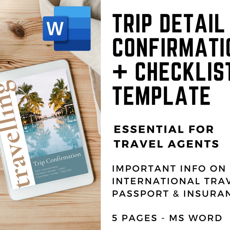 Travel Documents - Etsy