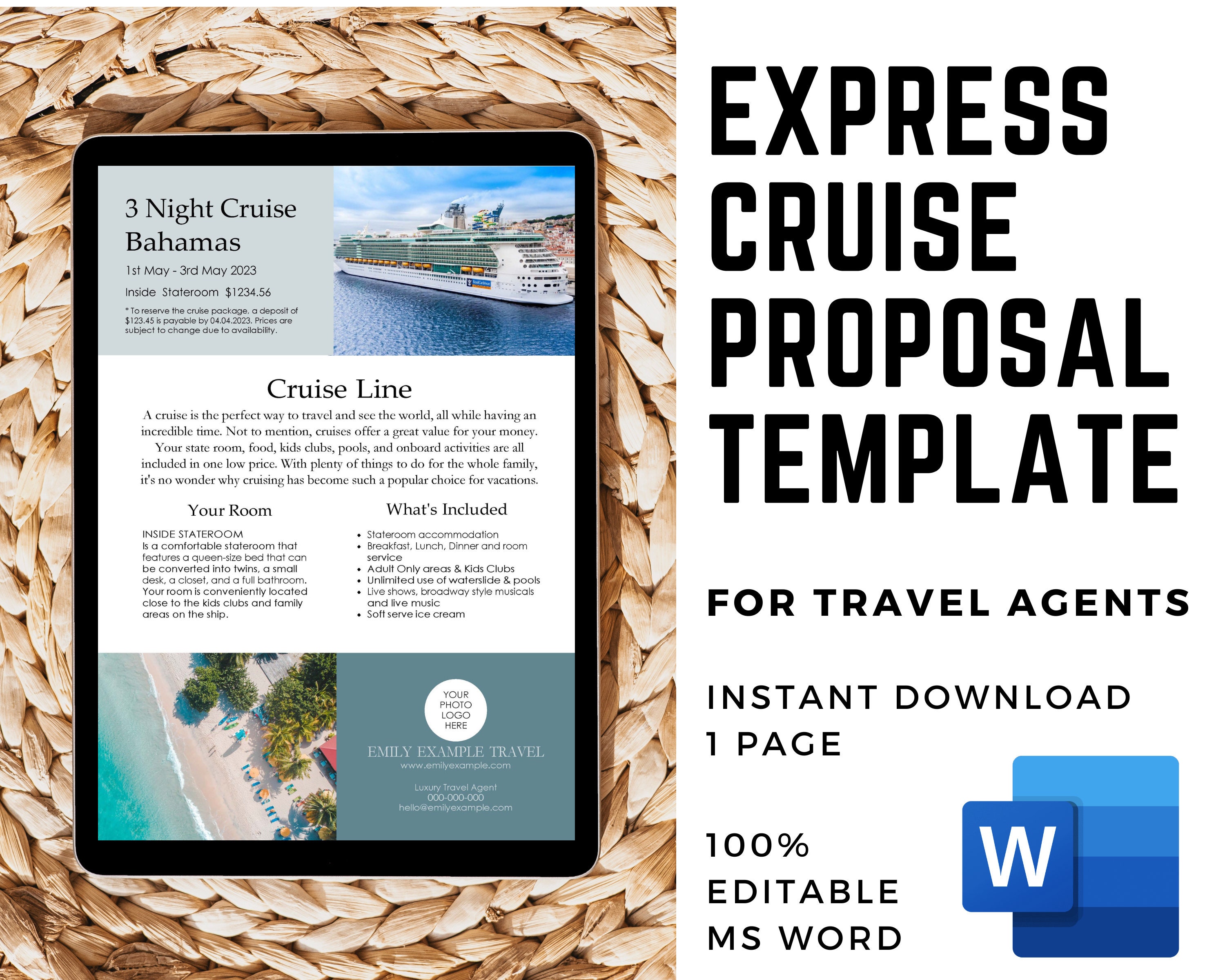 Vacation Flyers Templates In Microsoft Word