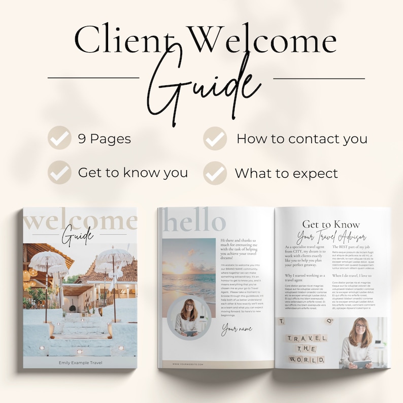 Travel Agent Bundle Canva | Travel Business Templates 135+ Pages ...